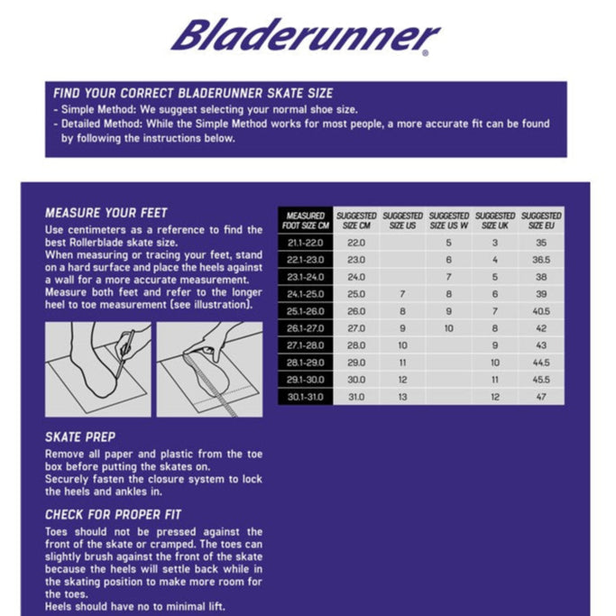 Bladerunner Rollerblade Advantage Pro XT Inline Skates - Lucky