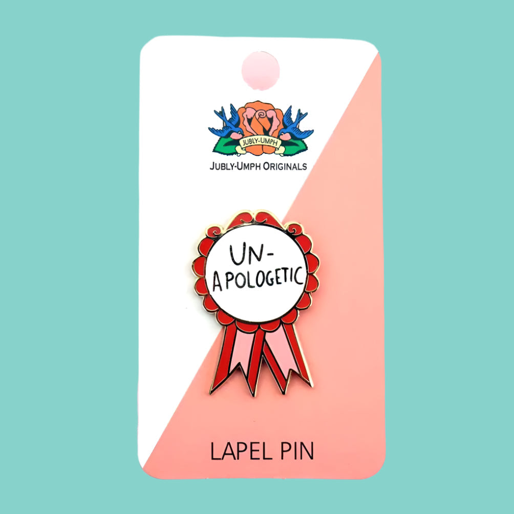 Jubly Umph Un-Apologetic Pin Enamel Lapel Brooch- Lucky Skates