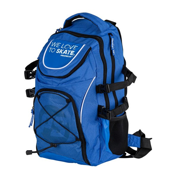 Powerslide We Love To Skate Blue Skate Backpack - Lucky Skates