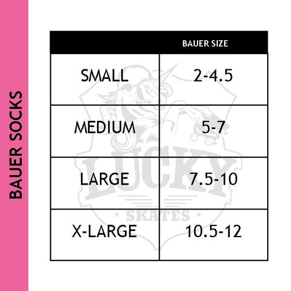 Bauer S17 Core Short Socks - Lucky Skates – Lucky Skates Pty Ltd