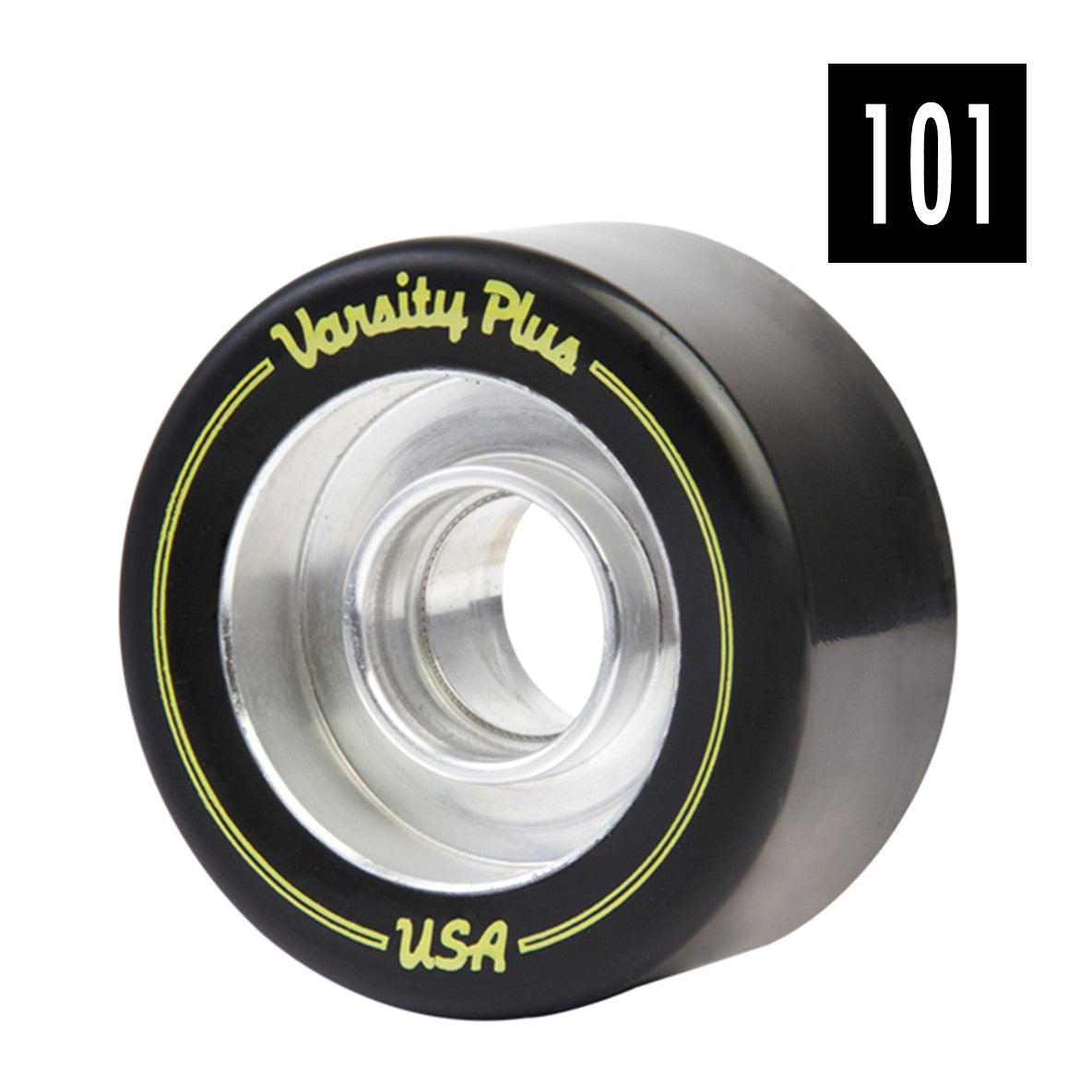 Radar Varsity Plus Black Roller Skate Wheels 101a Lucky Skates